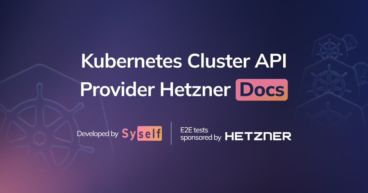 Cluster Api Management Cluster Setup For Hetzner Caph Docs