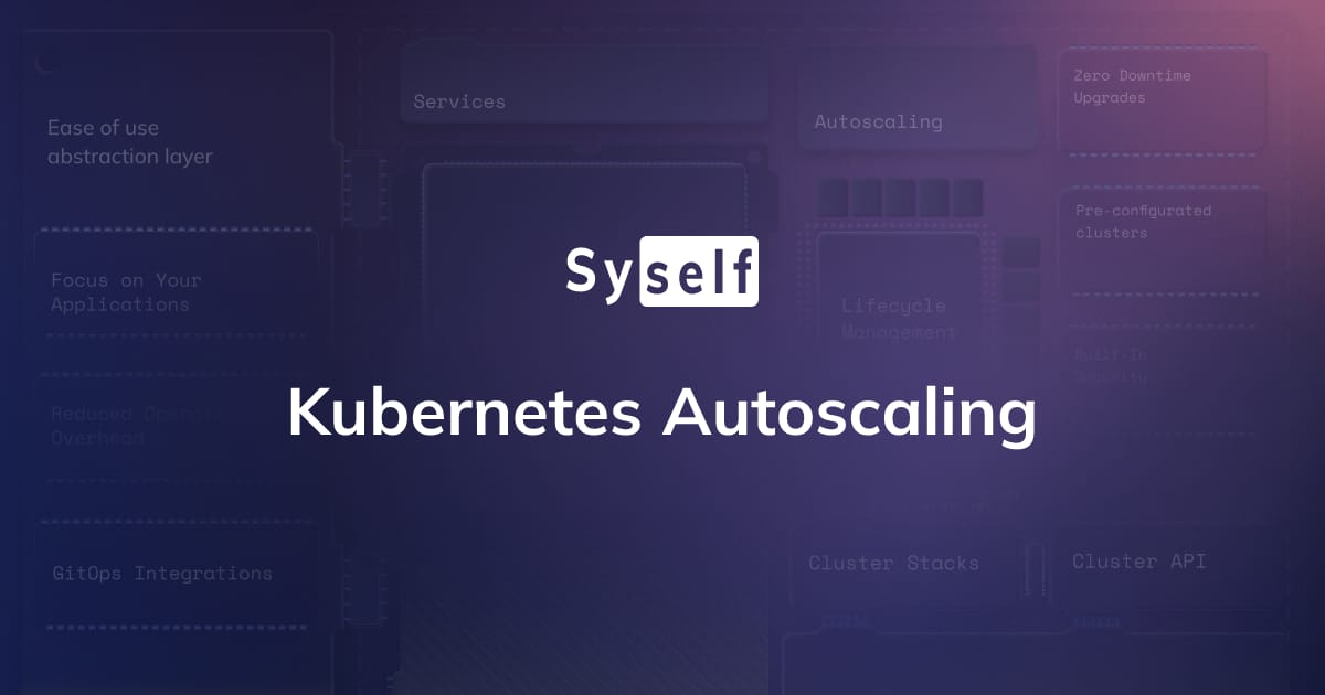 Kubernetes Autoscaling Optimize Cluster Resources