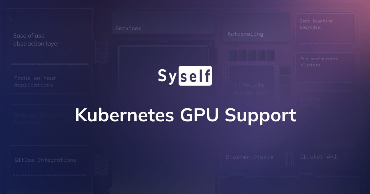 Kubernetes GPU Support | High-Performance Applications