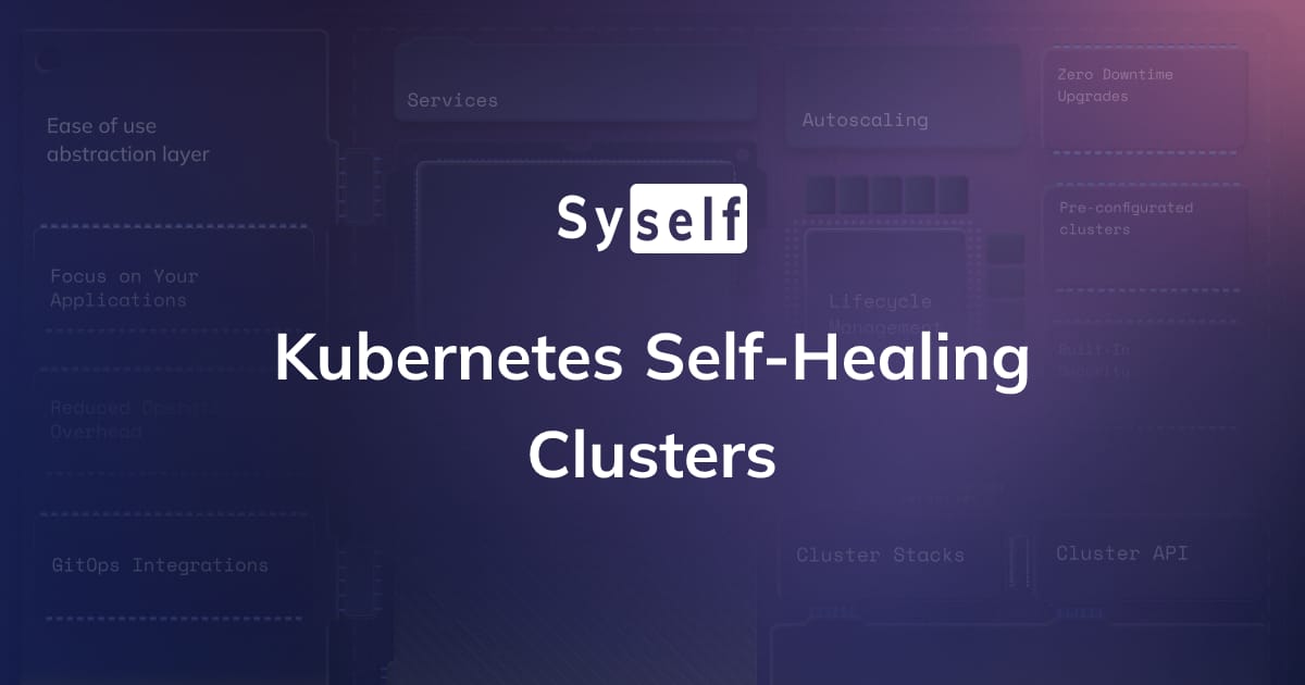 Kubernetes Self-Healing Clusters | High Availability